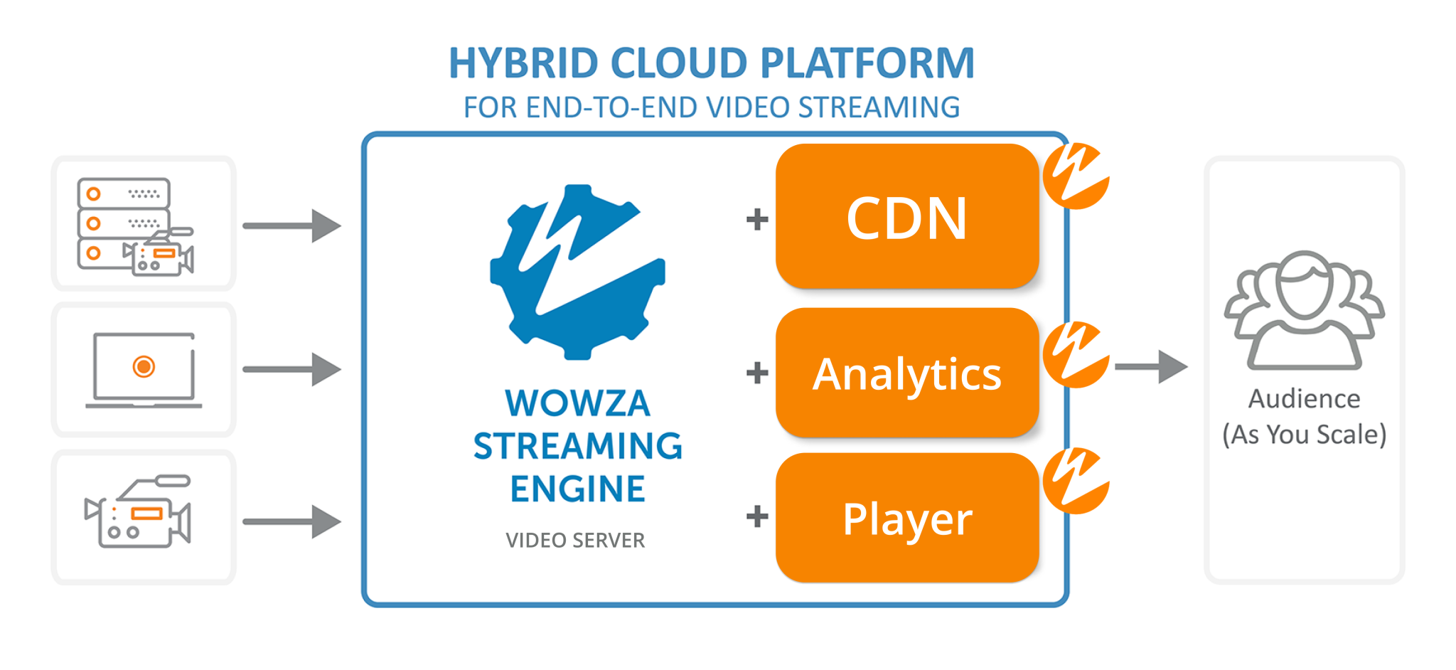 Wowza Hybrid Cloud | Streaming Server Software with CDN
